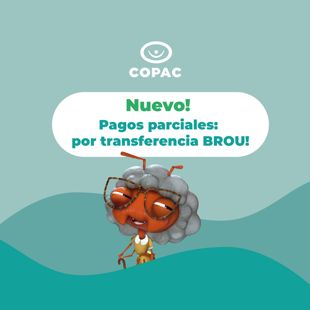Nuevo! Pagos parciales por transferencia BROU! - Noticia - COPAC Nuevo! Pagos parciales por transferencia BROU! - Noticia - COPAC
